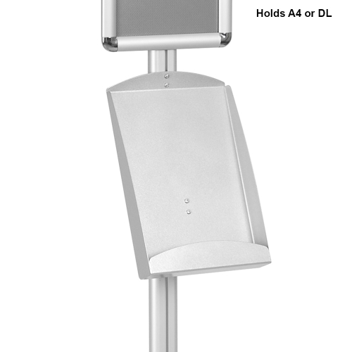 The Aluminium Stand has an A4 Holder for your Posters. The Modular ...