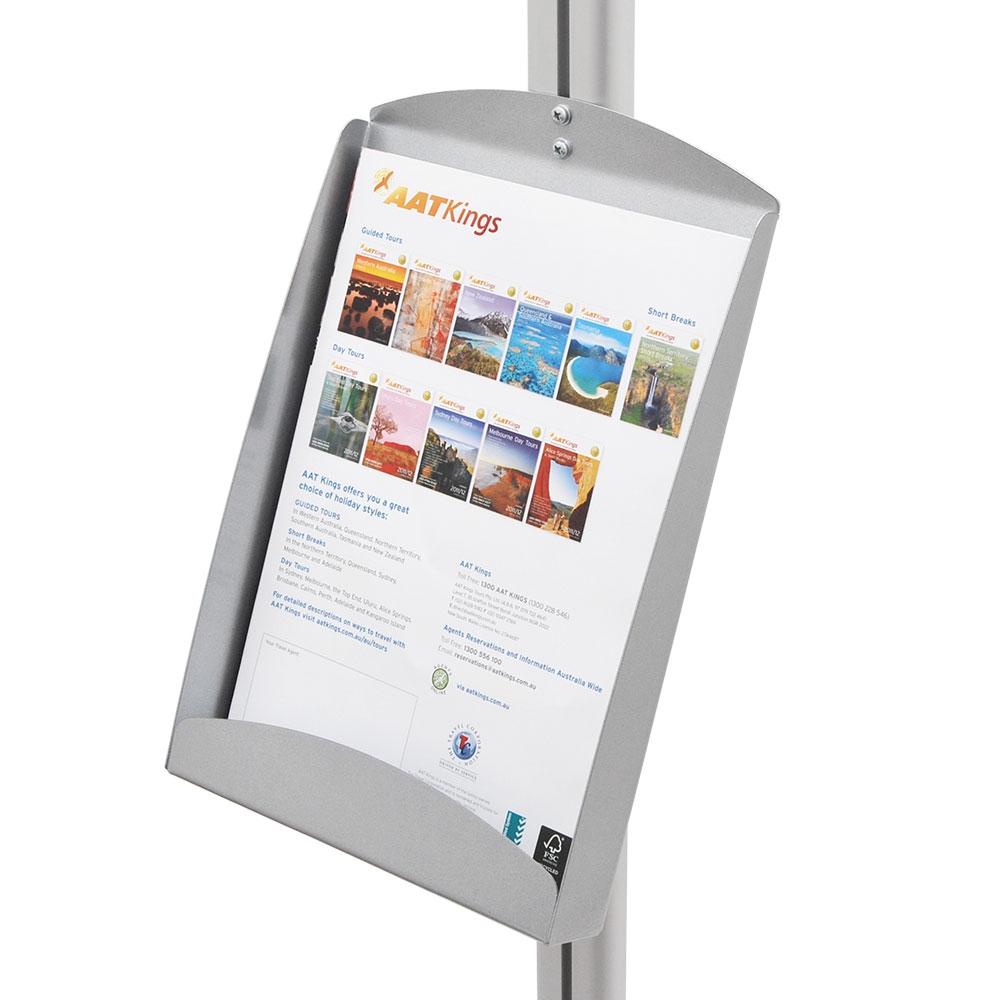 The Signage Display has Snap Frames for Displaying A3 Posters!