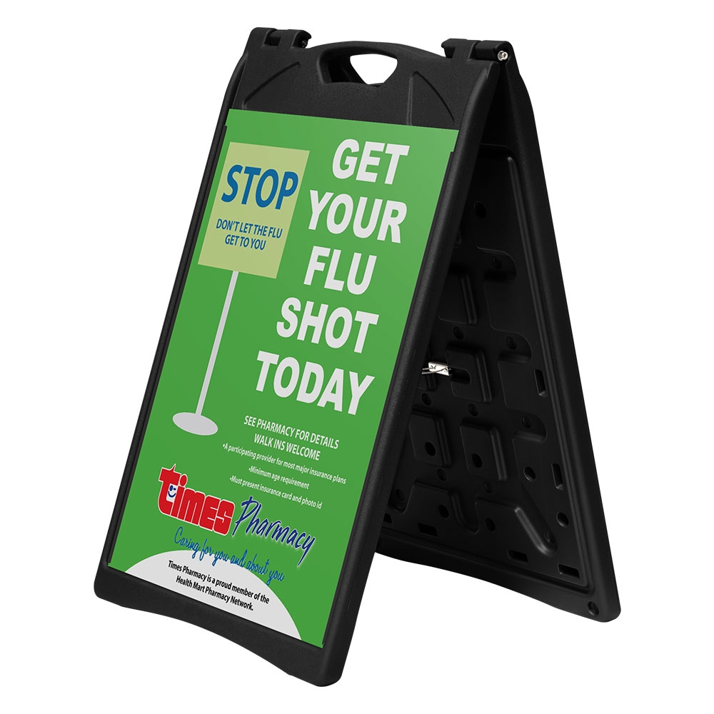 LED Pavement Sign – 2-Sided A1 w/ Waterbase – Ships Today