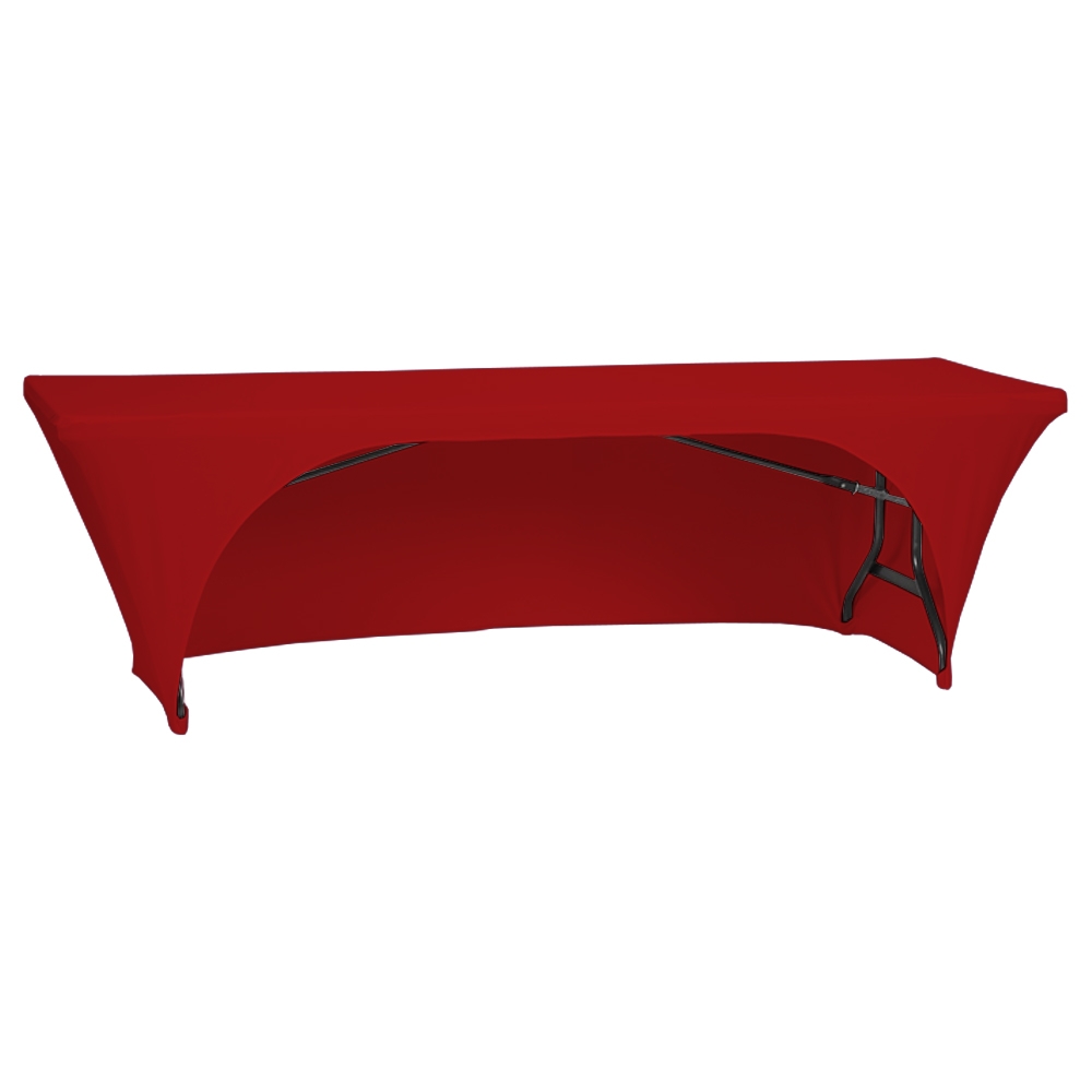 Fitted Table Cloths – Red for 8 ft Table – Ship Same Day