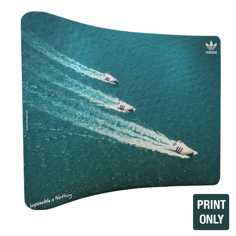 Demo Counter w/ Header & Front Graphic – Portable