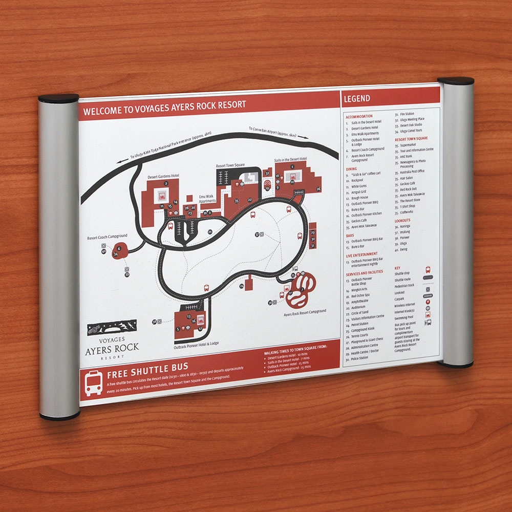 Door Signs Mount onto Walls to Help Guide Visitors!