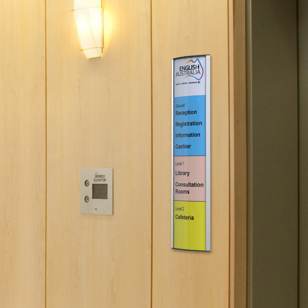 These Lobby Signs are Designed to Display a 105 x 500mm Poster!