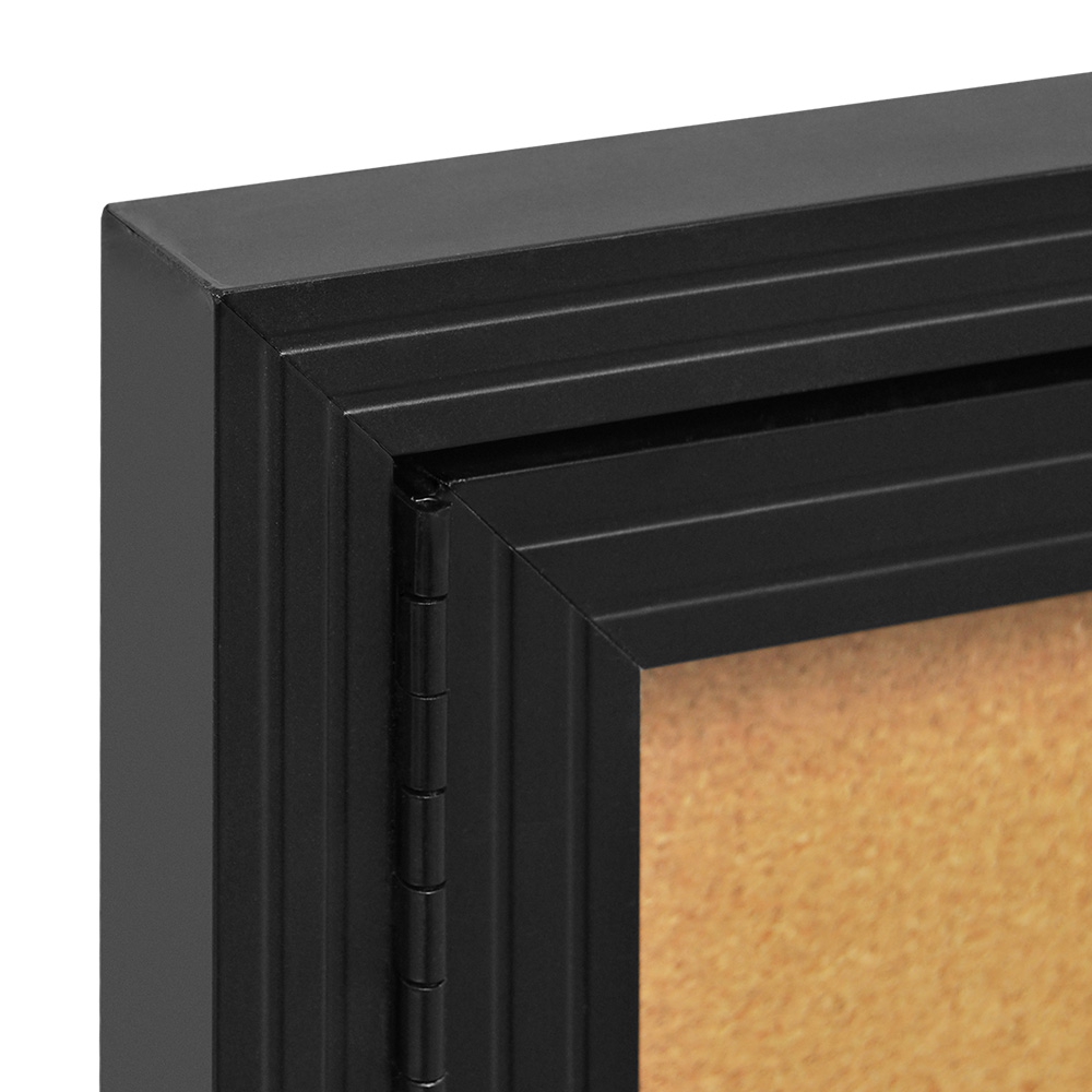 These Notice Display Boards have a Sleek Black Finish to Fit in Anywhere!