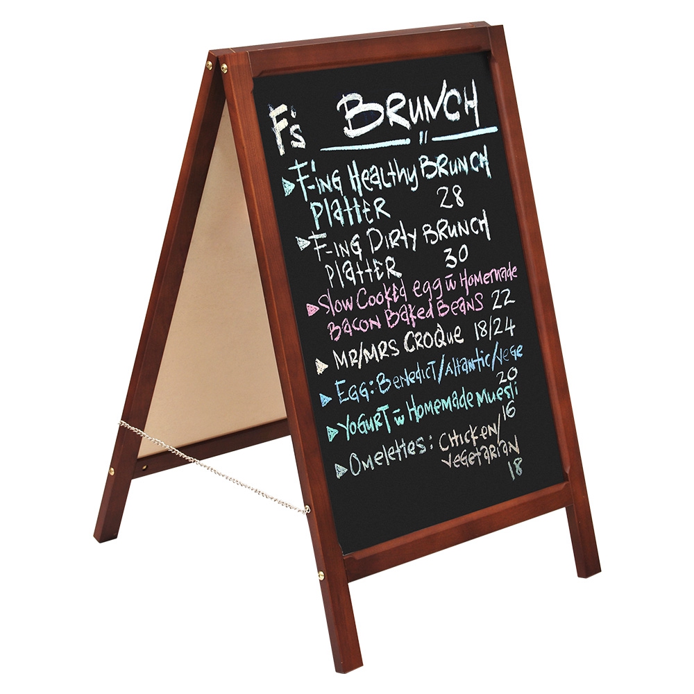 Outdoor Chalkboard Sign - 2-Sided - Ship Same Day ¦ Slimline Warehouse