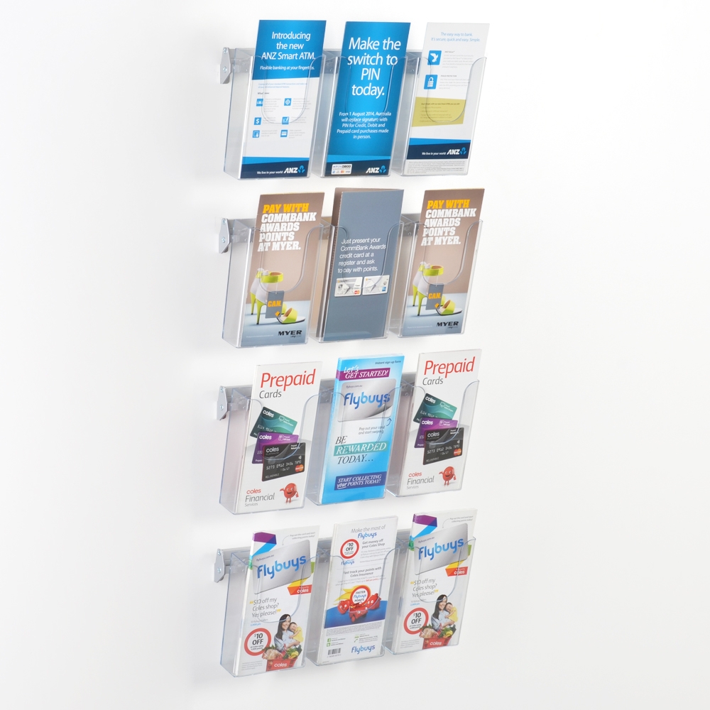 This Wall Brochure Display is designed for DL-Sized Pamphlets!