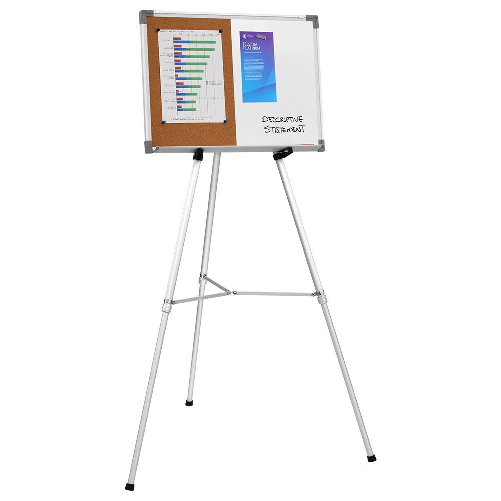 Blackboard Easels Include a Markerboard for Messages!