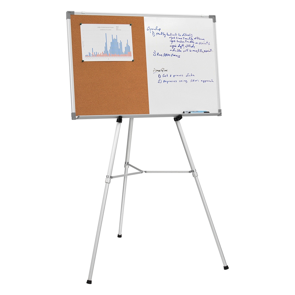 Foldable Whiteboard with Stand – 2-Sided – Ships Today!