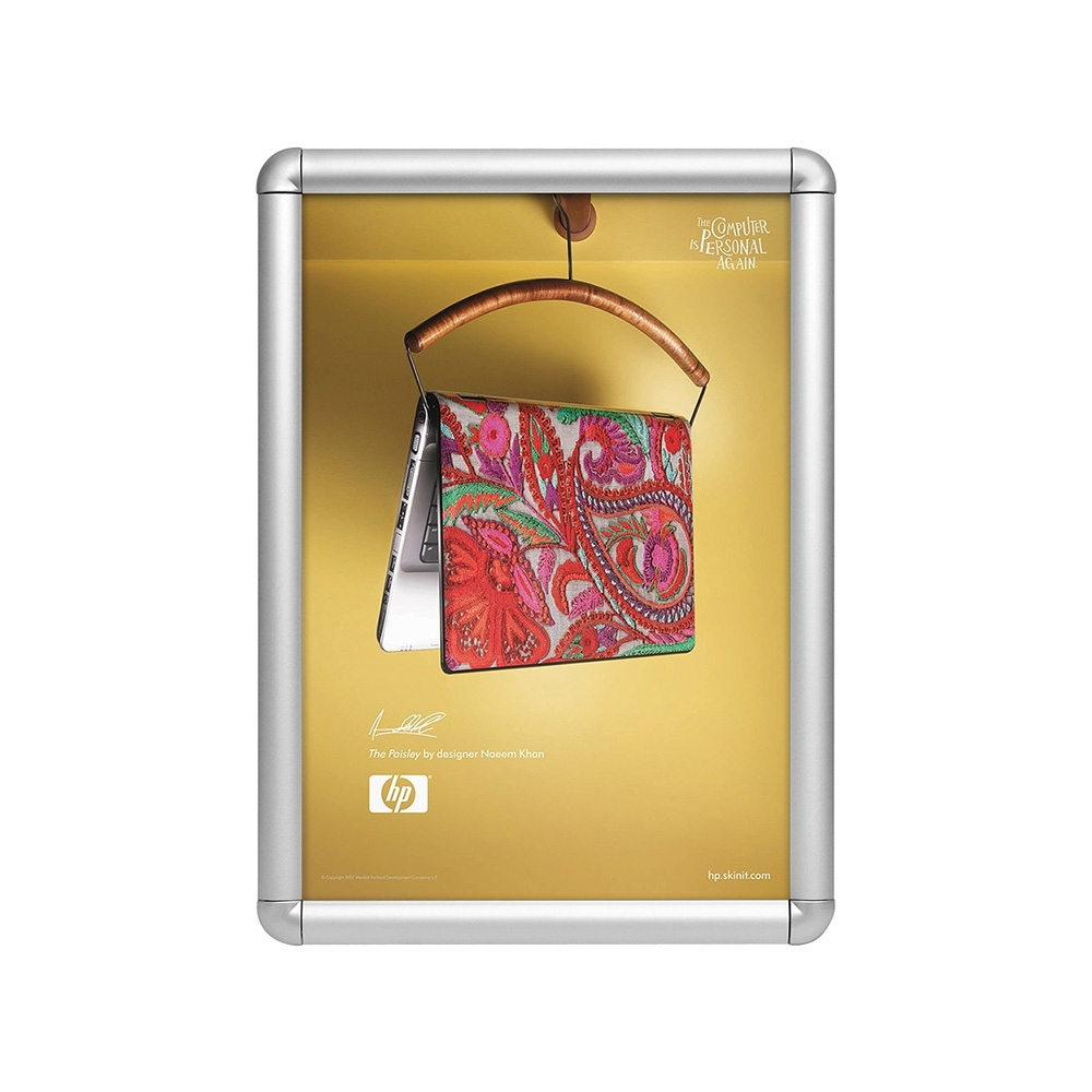 A5 Snap Frame – Black - Wall Mount or Countertop ¦ Slimline Warehouse