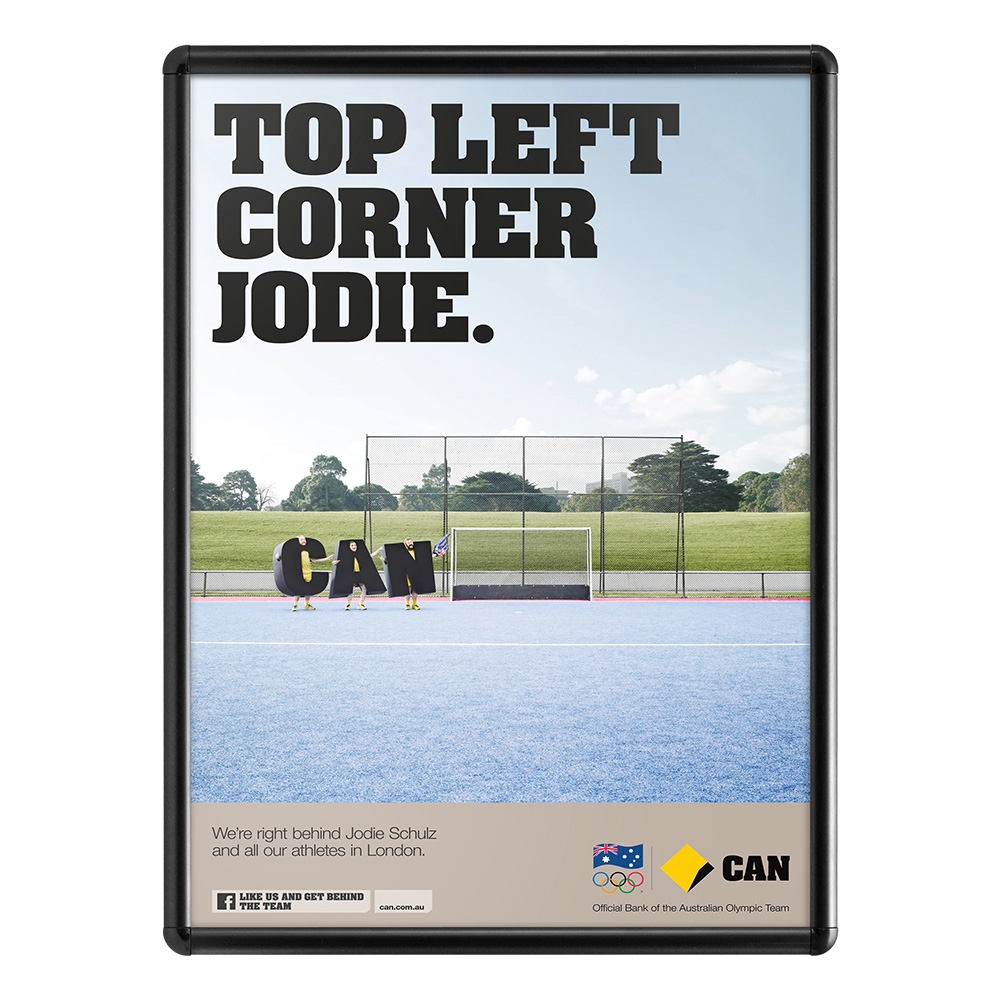 This Display Frame uses a Snapframe to Easily Switch Out Graphics!