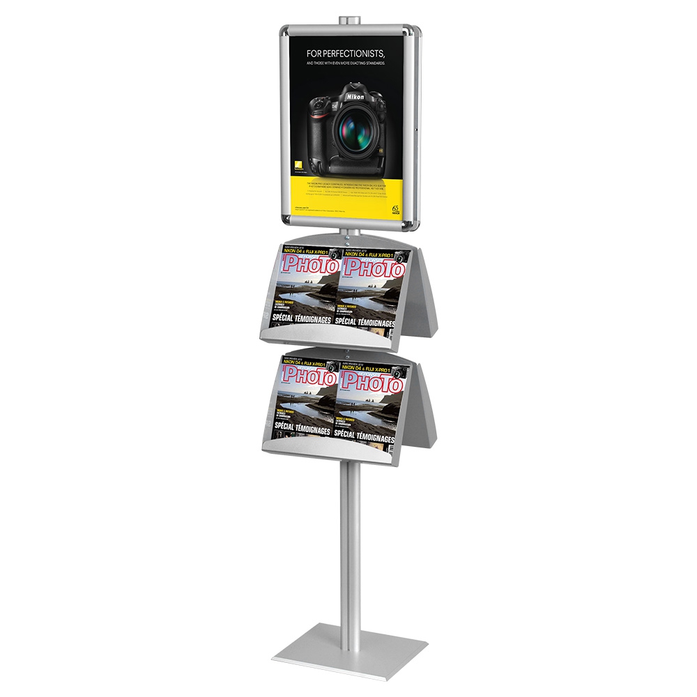 This Exhibition Display Stand Holds (2) A3 Graphics, One on Each Side!