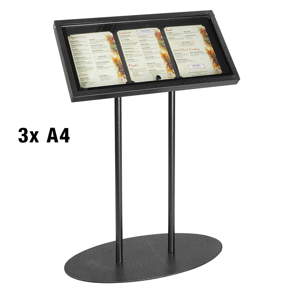 A Restaurant Menu Board is Waterproof & Lockable for Outdoor Use!