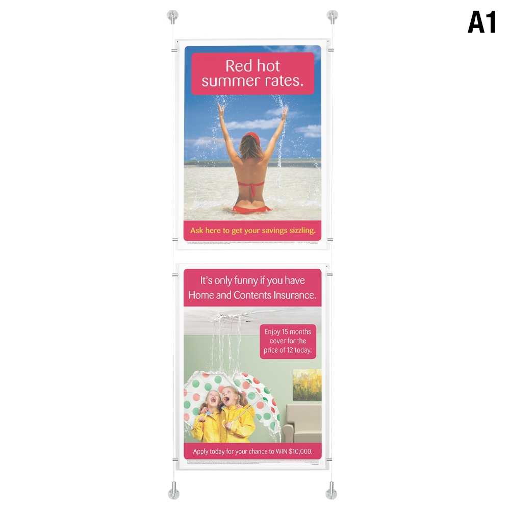 Real Estate Display Holds A1 Graphics for Advertising!