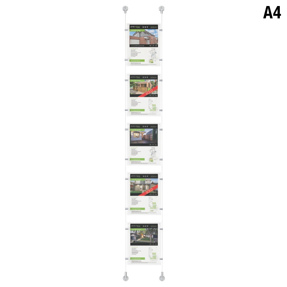 Ceiling Mounted Cable System also for use on Walls!