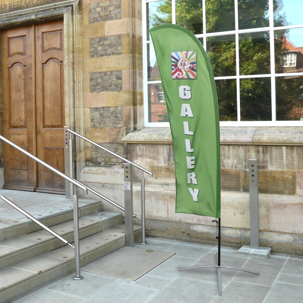 Branded Flags for Events – Full Colour Print – 2.4m Tall