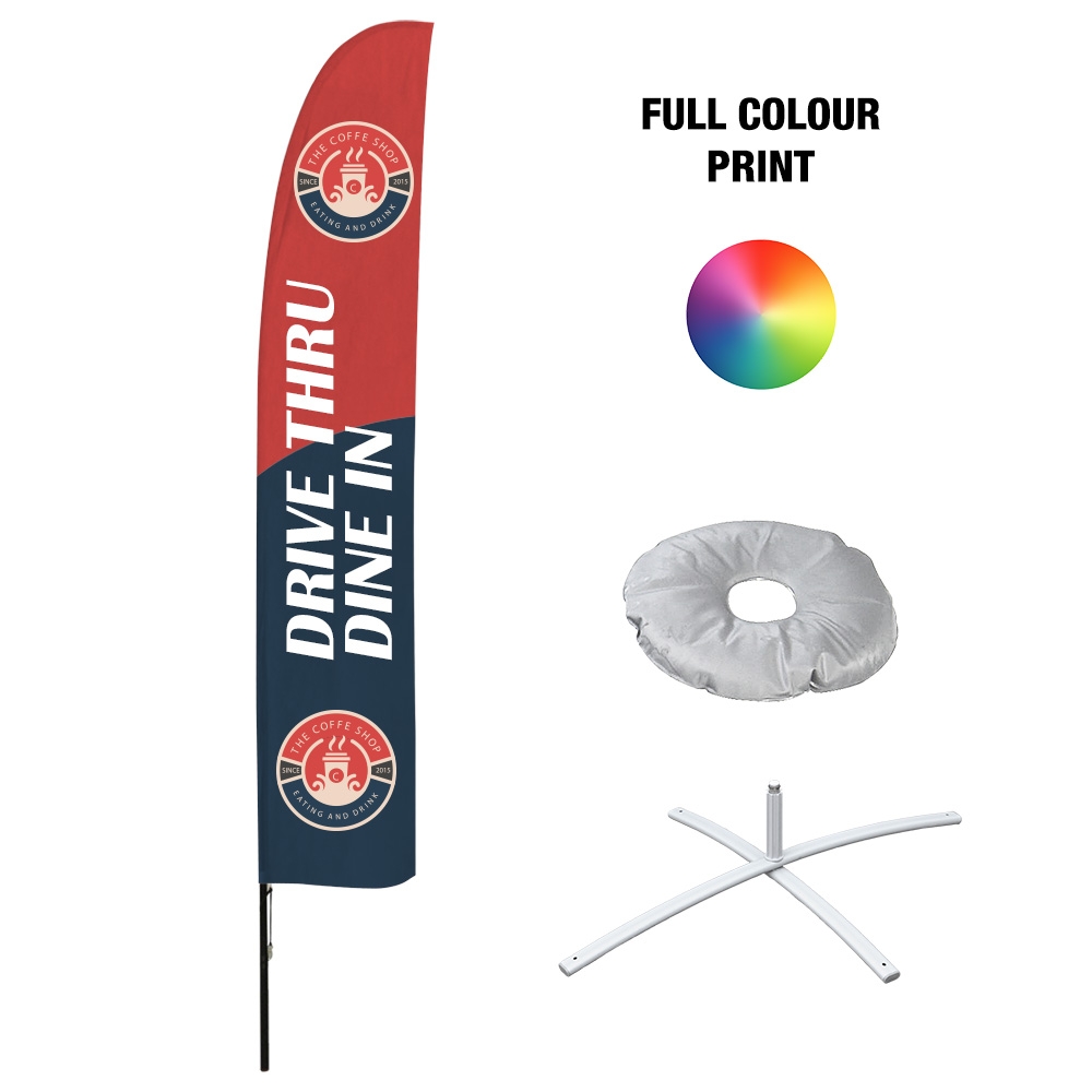 Large Advertising Flags ¦ Slimline Warehouse