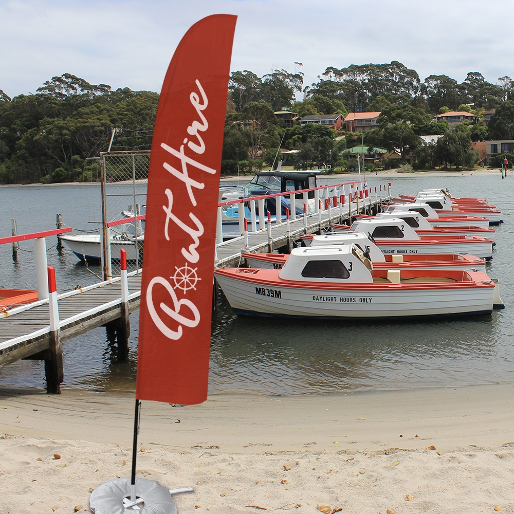 Large Advertising Flags ¦ Slimline Warehouse