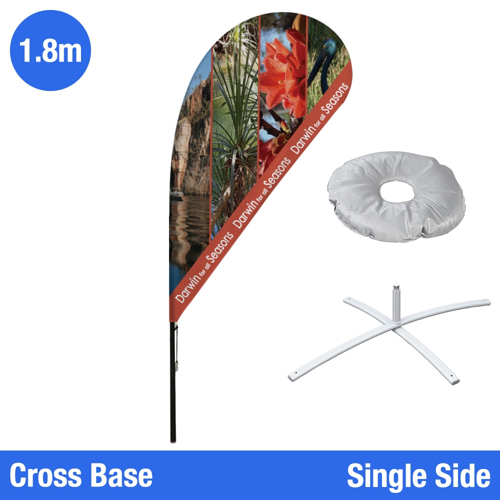 Flags with Stand – Custom Printed Banners – Cross Base