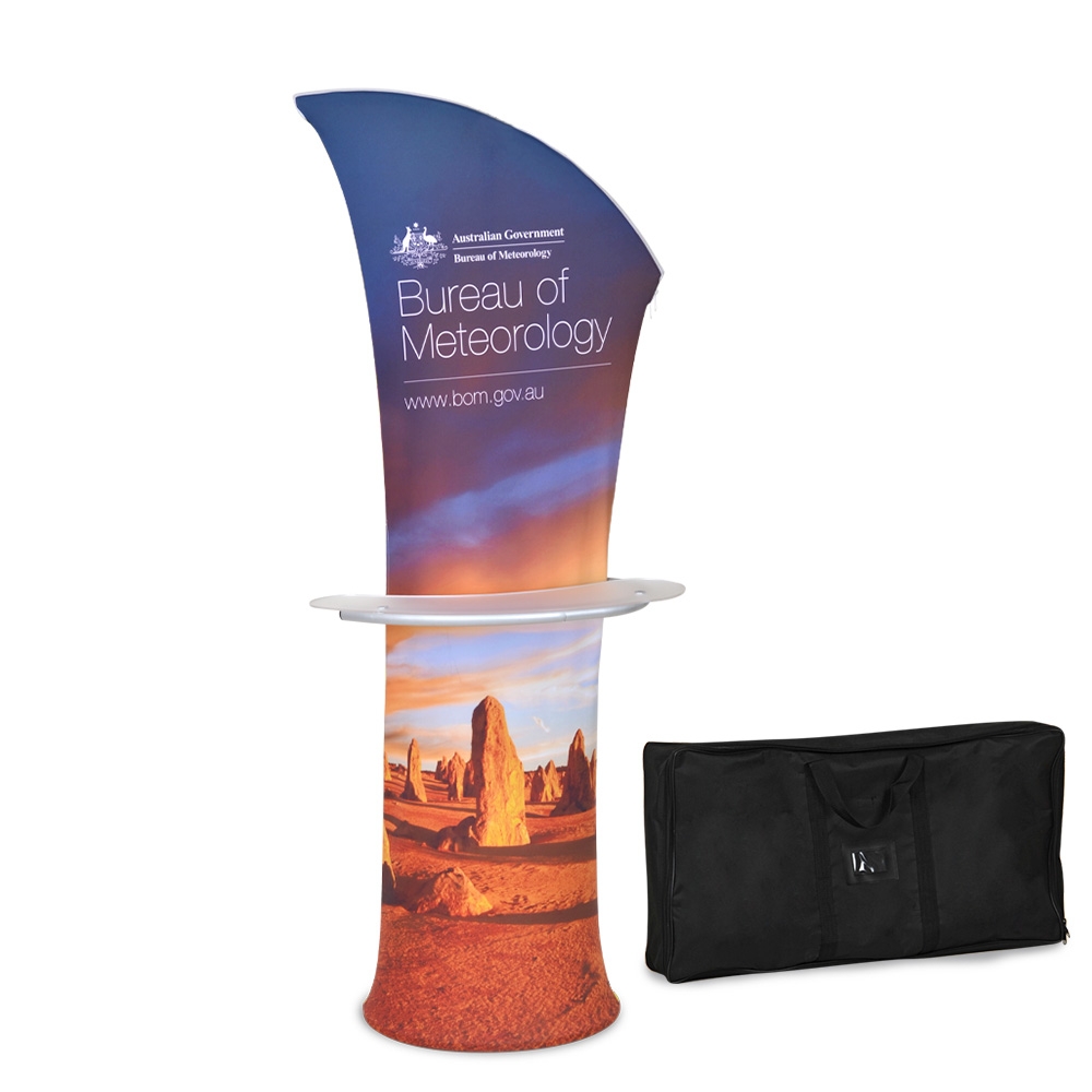 Pop Up Totems – Custom Printed Fabric Displays