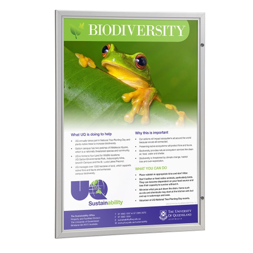 A0 Lockable Sign Frame - Poster Cabinets, Retail Poster Frames