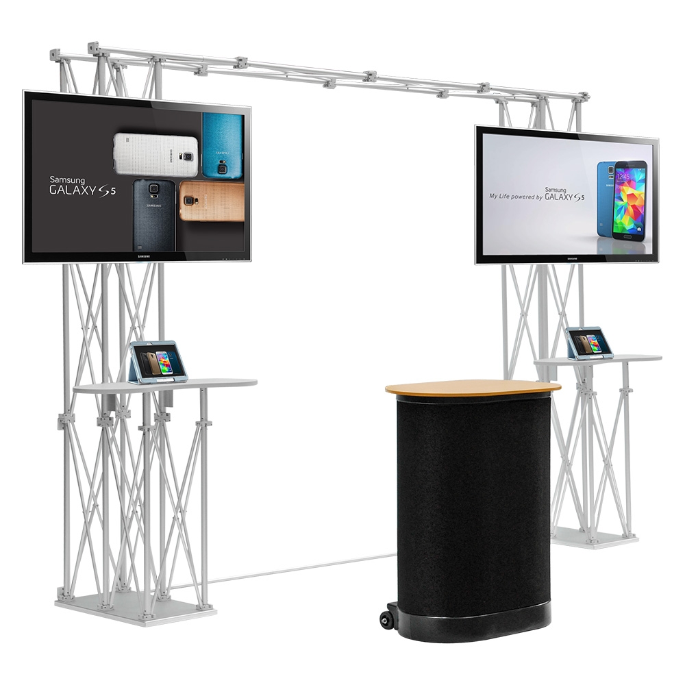 Tradeshow TV Stands for Flat Screen ¦ Slimline Warehouse