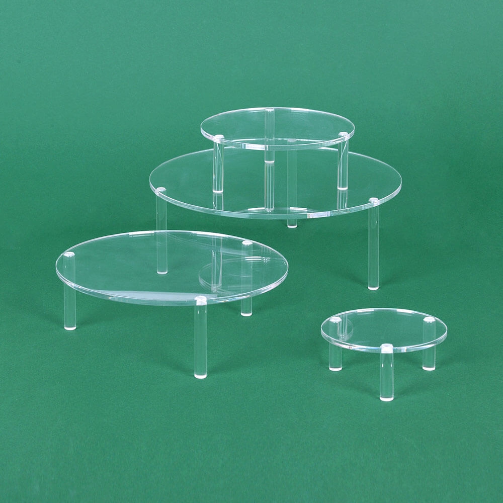 Round Acrylic Risers ¦ Slimline Warehouse