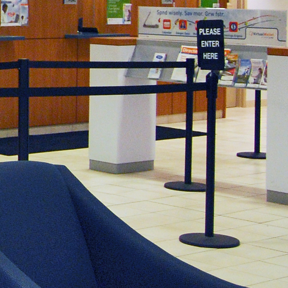 Stanchion Sign Frame ¦ Slimline Warehouse