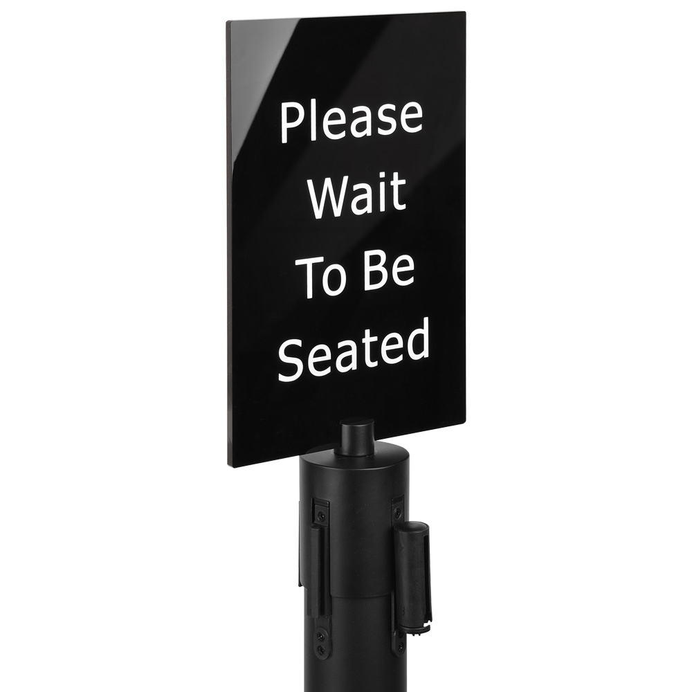 Stanchion Sign Holders – Toppers & Signage – Ships Today!