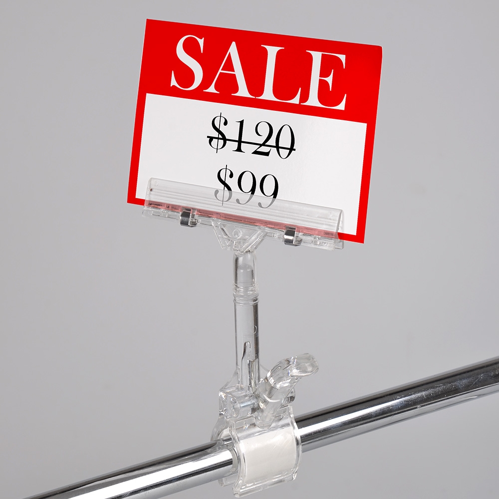 Clip On Sign Holders - Use signs up to 3mm thick! ¦ Slimline Warehouse