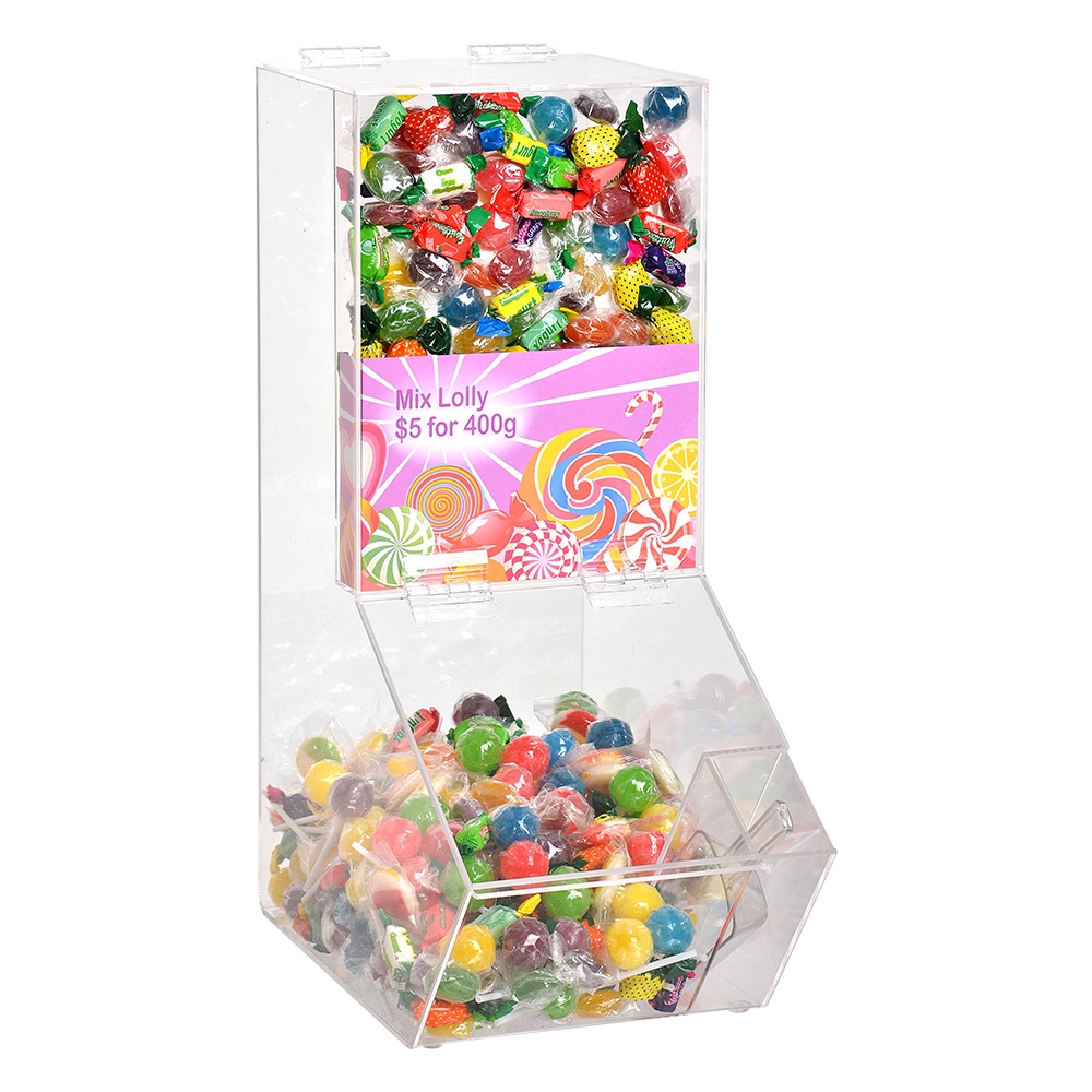 Plastic Containers for Candy Buffet - w/5oz Scoop ¦ Slimline Warehouse