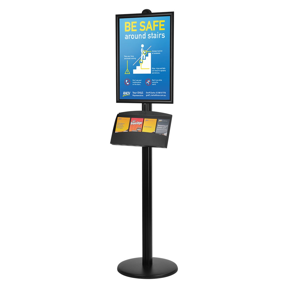 The Advertising Stand has (2) Clip Frames to Hold A2 Graphics! The ...