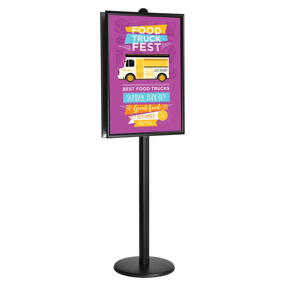 Advertising Stands – (2) Black A1 Clipframes – ¦ Slimline Warehouse