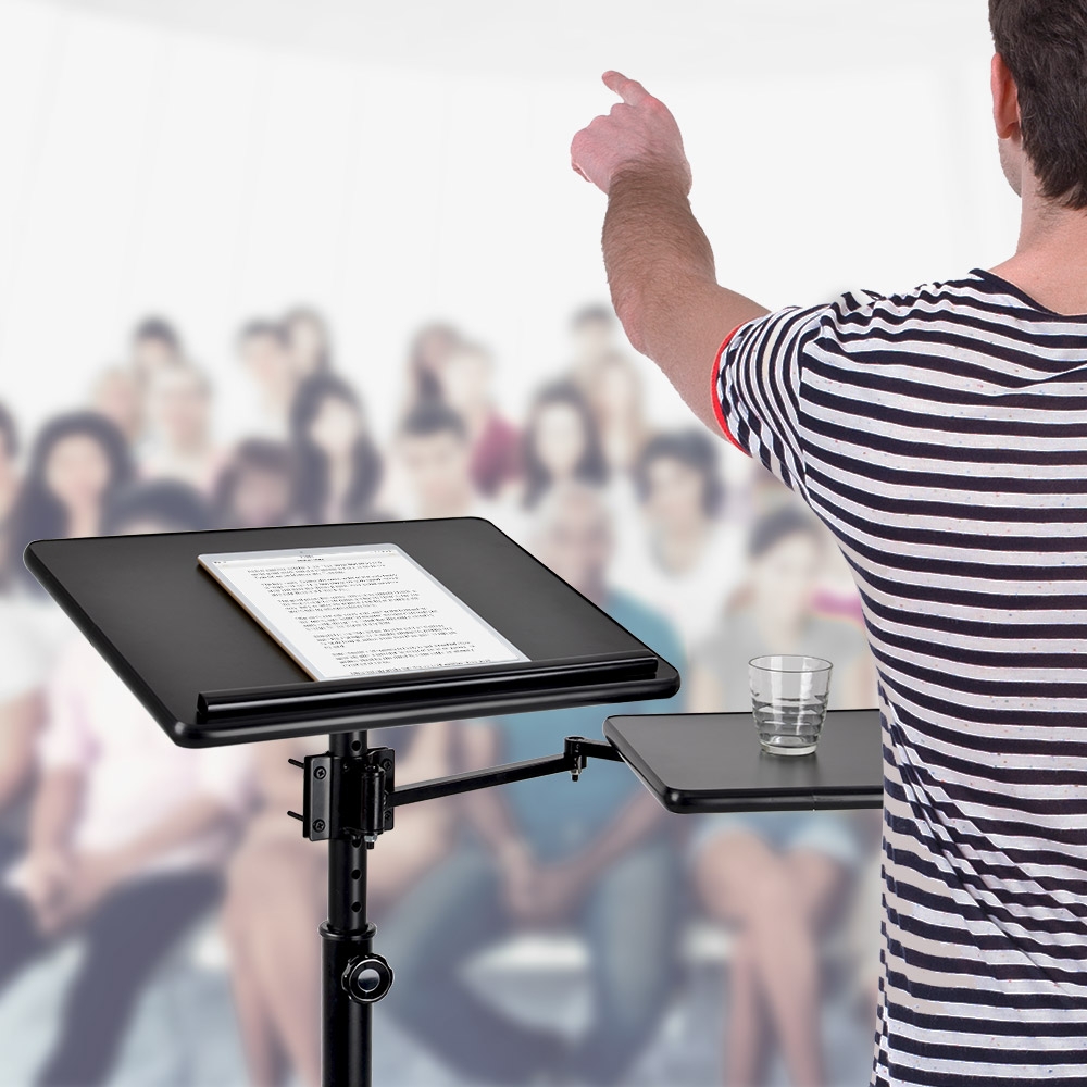 Mobile Laptop Stand - Height Adjustable w/ Wheels ¦ Slimline Warehouse