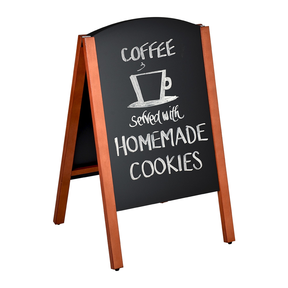 This Pavement Sign is Dual-Sided to Reach More Customers at Once!