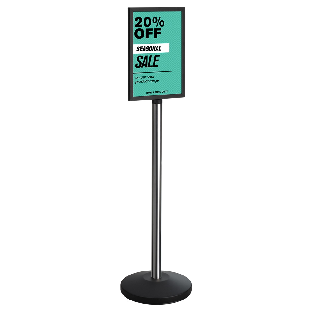 A4 Floor Sign Holders - 2-Sided - Ships Same Day ¦ Slimline Warehouse
