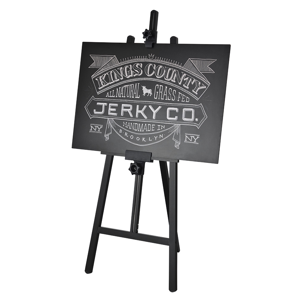 Blackboard Easels Include a Markerboard for Messages!