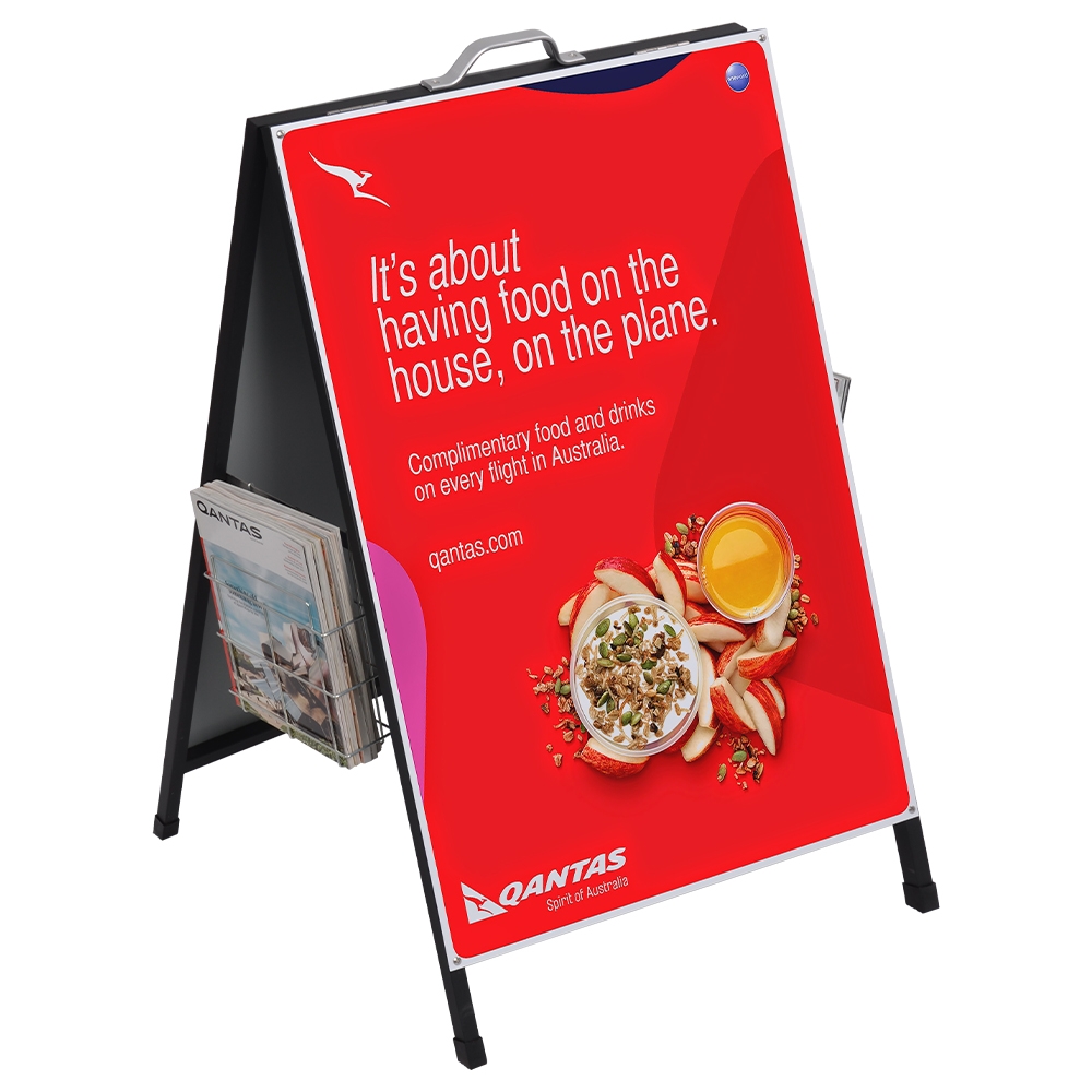 Custom Sandwich Board - 600 x 900mm Printed Graphics - Ships Fast!