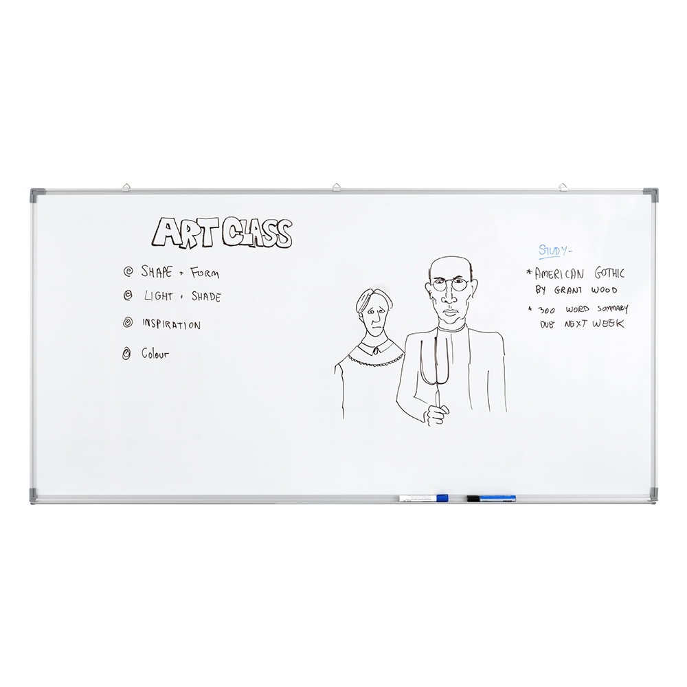 Cheap Whiteboard with Magnetic Surface – 1200 x 900mm