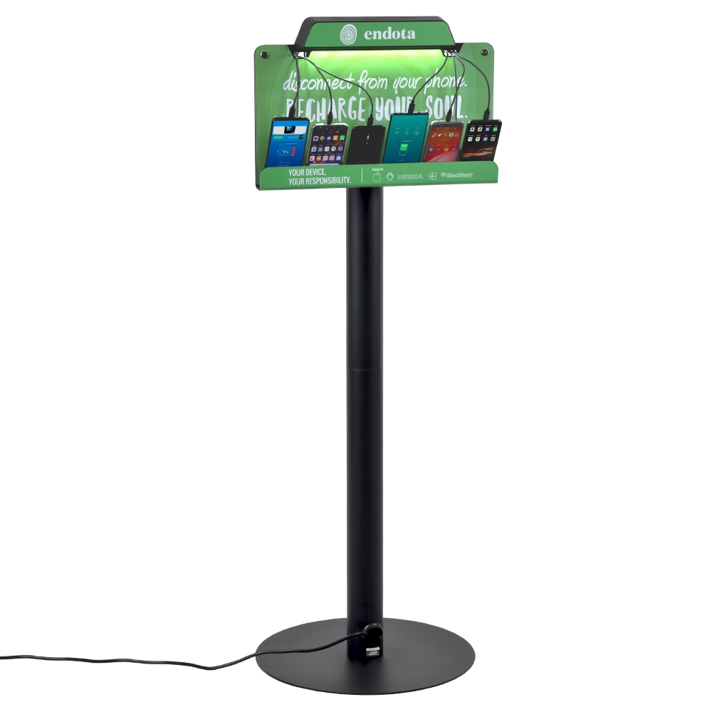 Multi Phone Charging Station – Custom Print Floor Stand