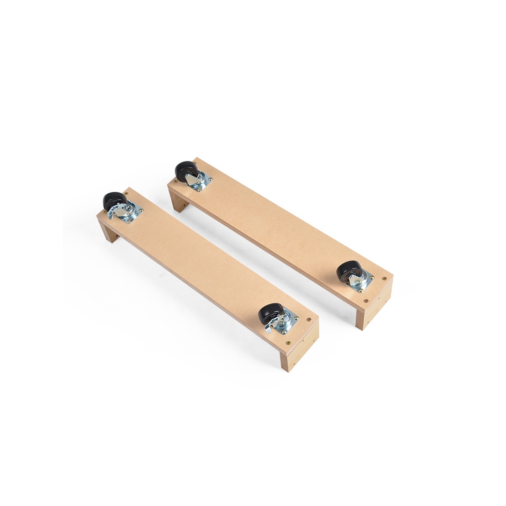 Slatwall Wheel Base – 4 Locking Wheels – Ships Same Day!