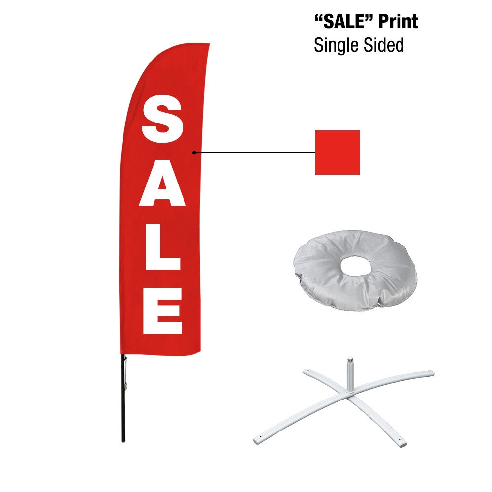 Open Flags for Shops– 3.1m – Ground Spike – Ships Today!