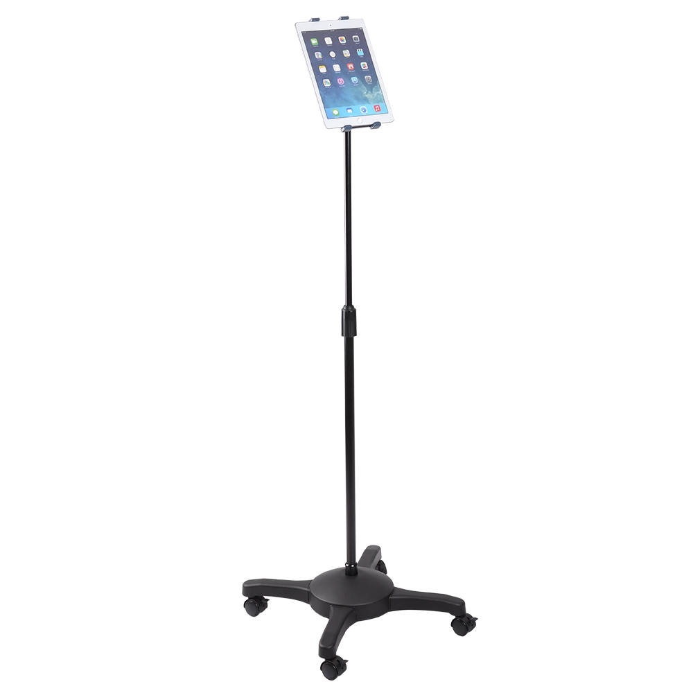 Tablet Stand with Wheels - Adjustable Height - Ships Same Day!