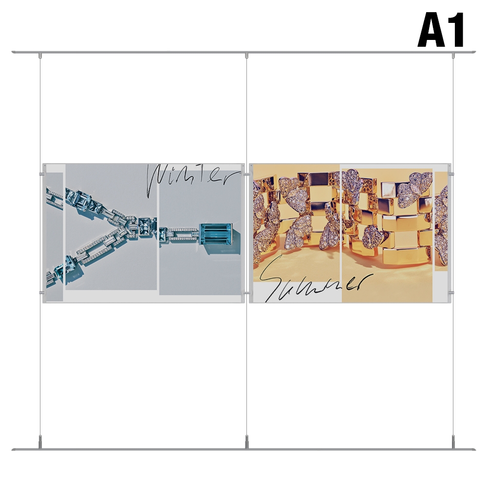 Wire Hanging Display System – A1 Frames – Ships Same Day