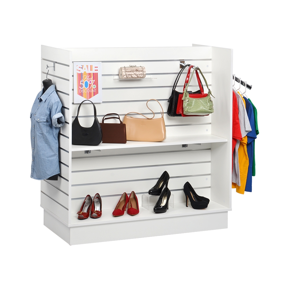 Slatwall Displays - Floor Fixtures - Ships Same Day!