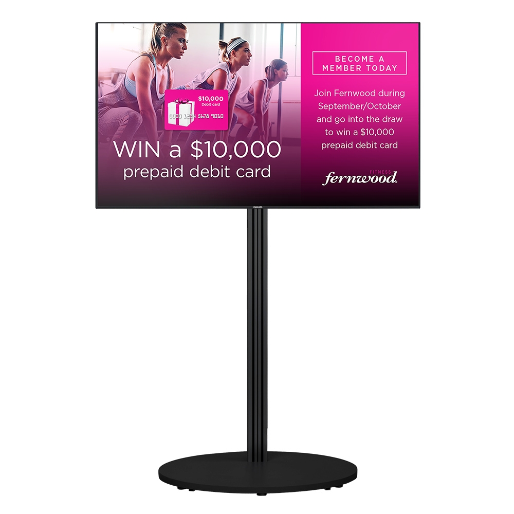 55" Free Standing Digital Signage w/ Android Software