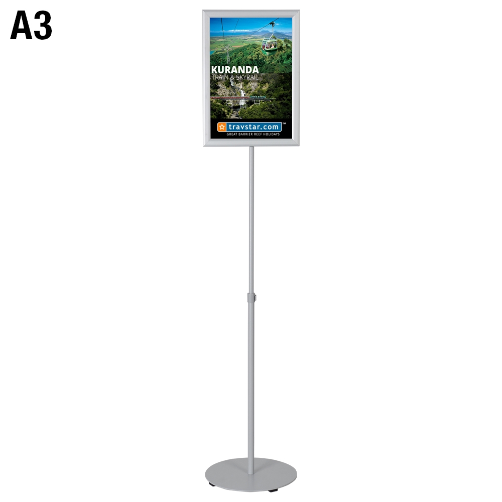 A3 Store Sign Holders – Adj. Height – Ships Same Day!
