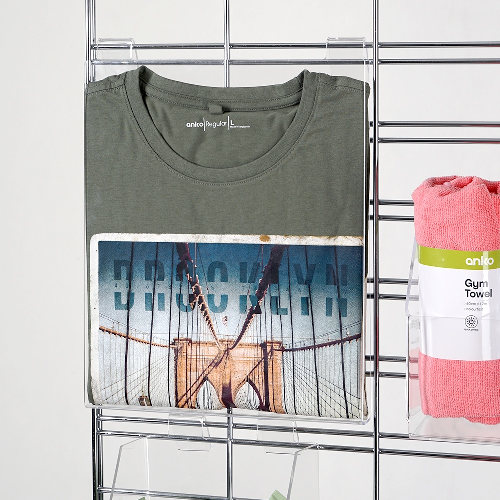 Gridwall T-Shirt Display – 295 x 375mm - Ships Today!