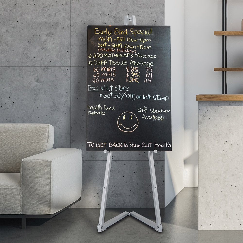Easel Sign Stand – 60 x 90cm Black Board – Ships Today!
