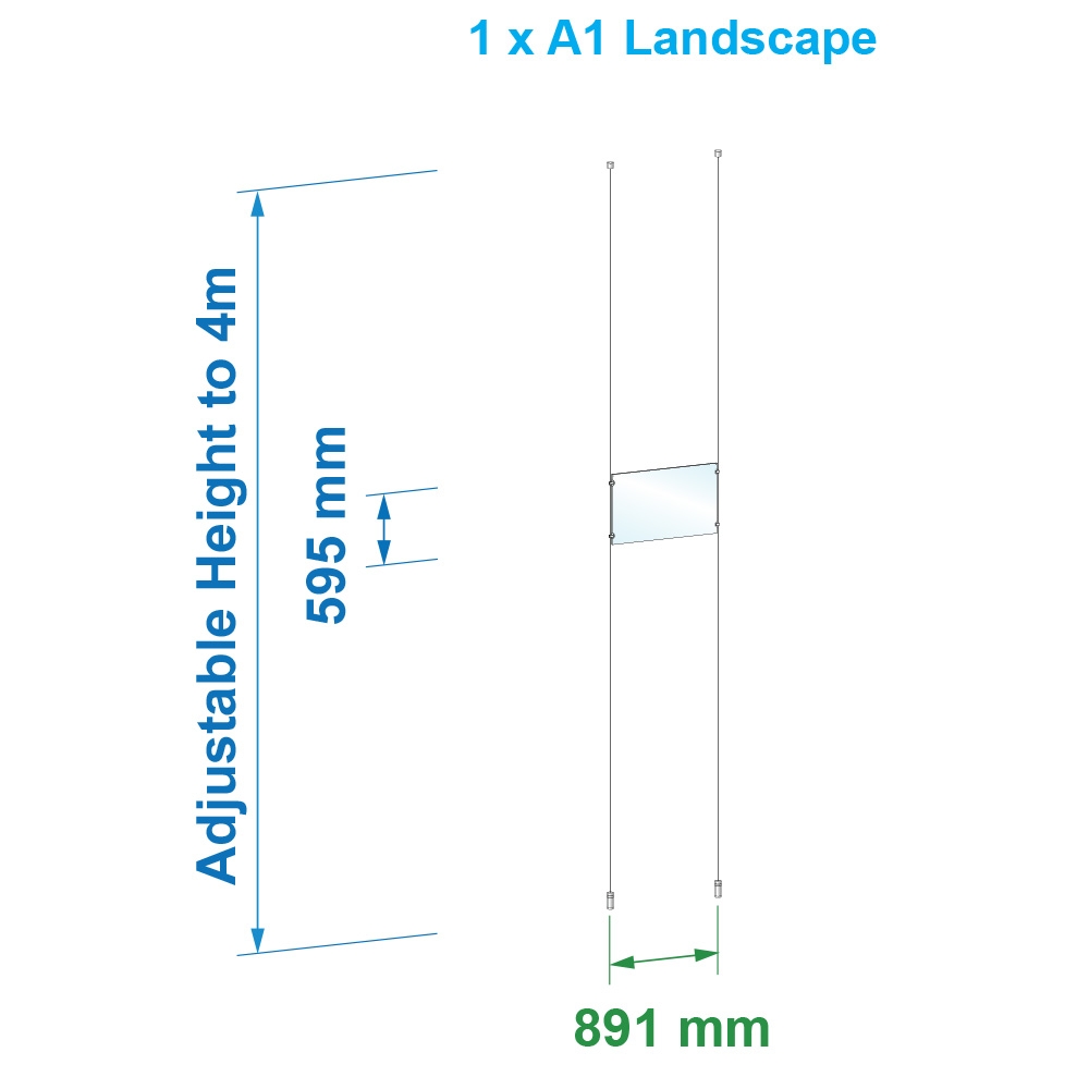The Cable Display Kit has Stainless Steel Hardware for Mounting the ...